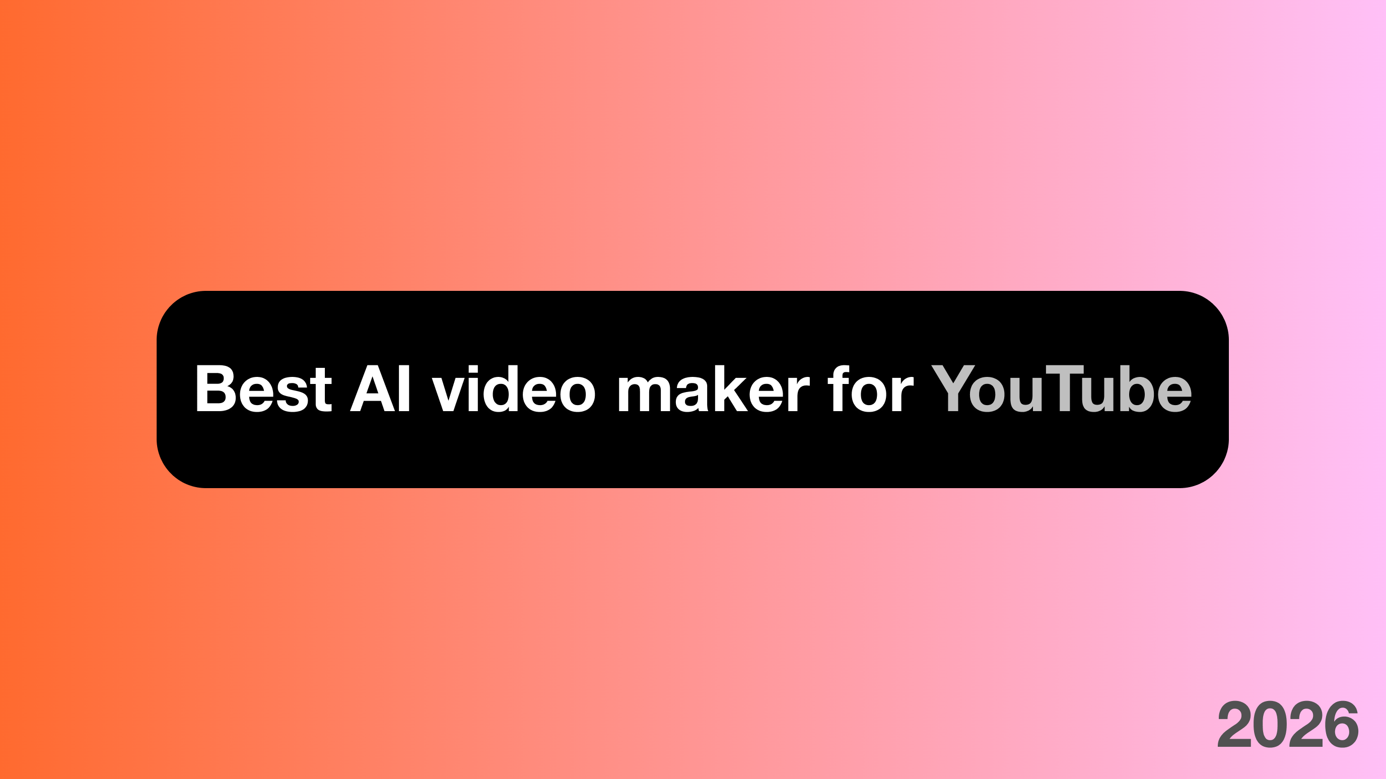 Best AI Video Makers for YouTube Creators in 2026 | DeepReel Blog